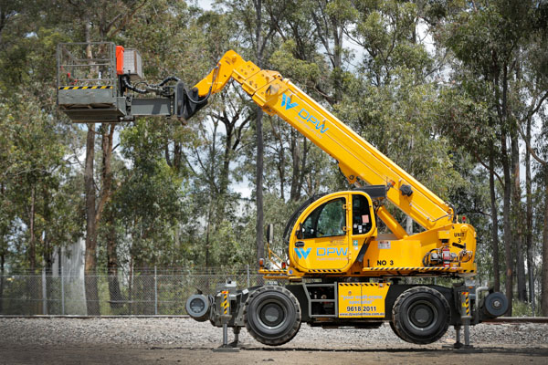 Hi-Rail MEWPs for Hire | DPW Plant Hire