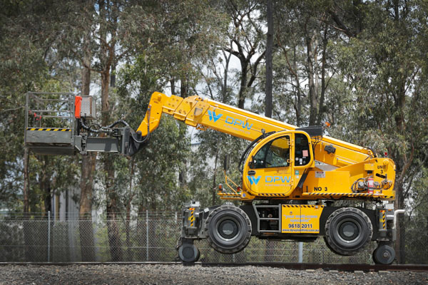 Hi-Rail Crane Hire | DPW Plant Hire