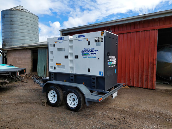 Generator rental services | Bass Coast | Bass Coast Generator Hire