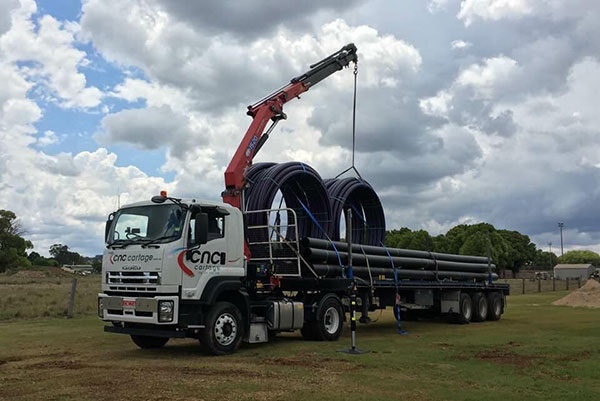 Crane Truck Hire | Brisbane | Gold Coast | Sunshine Coast | CNC Cartage ...