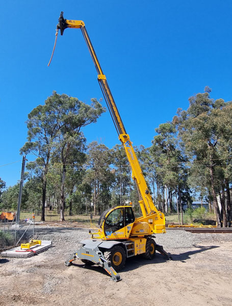 Hi-Rail Crane Hire | DPW Plant Hire