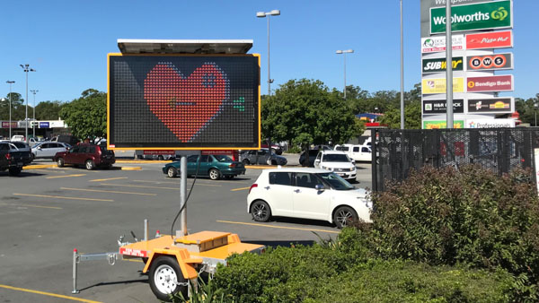 VMS & LED sign trailer hire | Logan | MoPro VMS Trailer Hire