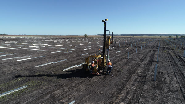 Rock drilling services | Australia | Solar Farm Constructions