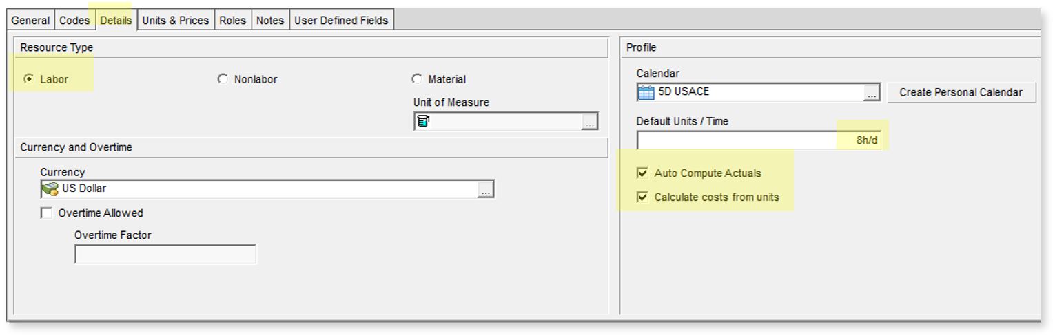 USACE P6 Mandatory Requirements | CPM Schedule Solutions | Construction ...
